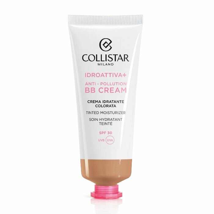 Collistar - Idro Attiva + BB Cream Anti-Pollution SPF30 Shade 3, (без коробки) Тональный крем для лица, 50 мл