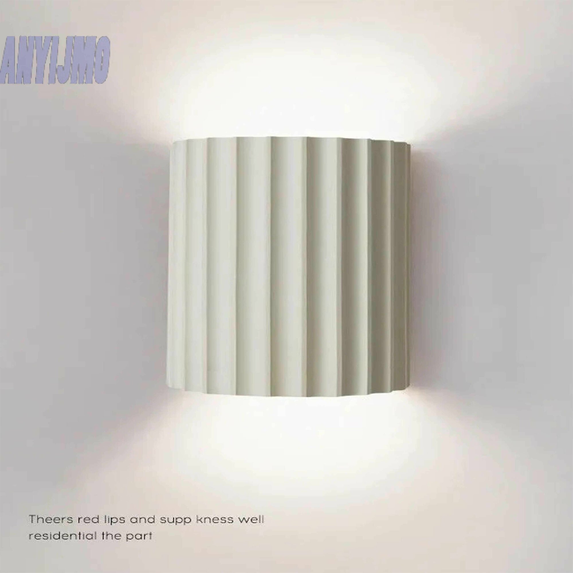 Скандинавская минималистская спальня белый настенный светильникANYIJMO