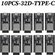 10PCS-32D-TYPE-C IoTNodeMCU-32 плата