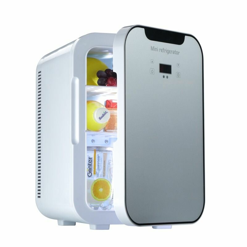 20-литровый мини-холодильник для домашнего использования, студенческая косметика, домашнее охлаждение двойного назначения в автомобиле, портативный цифровой дисплей