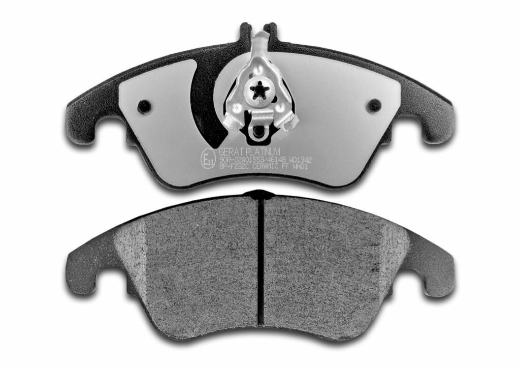 Тормозные колодки Gerat BP-F232C (передние) Platinum