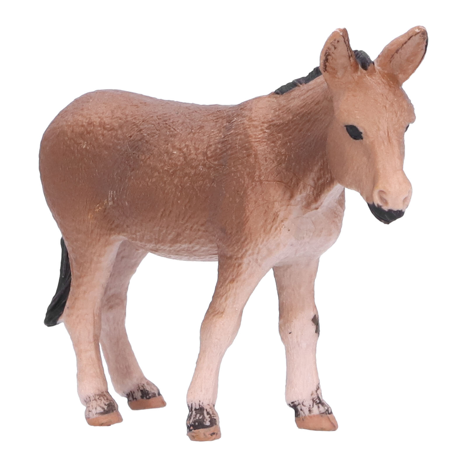 Статуэтка животного-симулятора диких ослов для детей, экологически чистый пластик, размер 9.5 x 6 x 2.6 см, великолепный подарок на день рождения