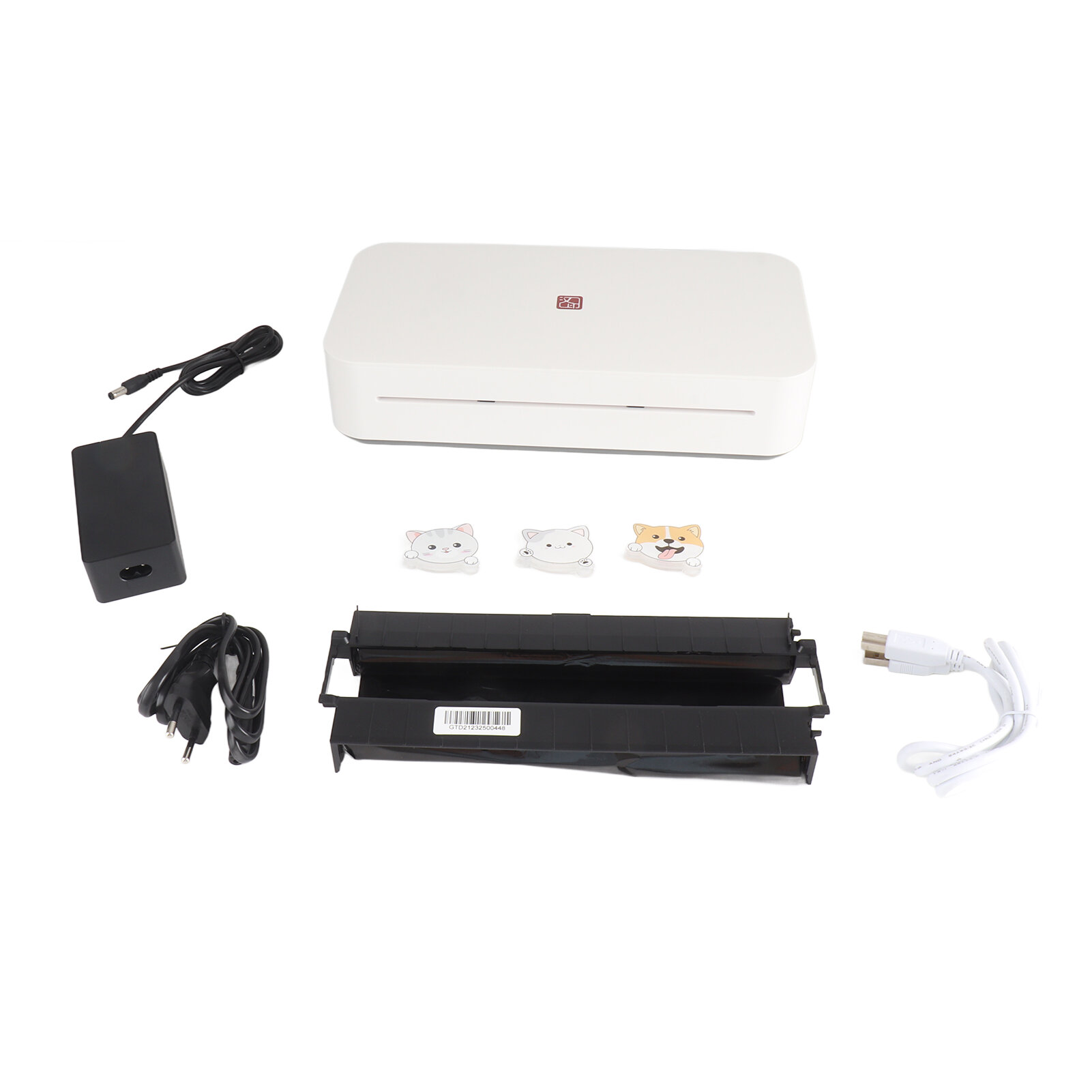 Термотрансферный принтер А4, беспроводной/USB, совместим с ПК и мобильными устройствами. В комплекте 1 рулон ленты. Поддержка Win/OS X, печать без чернил, PDF