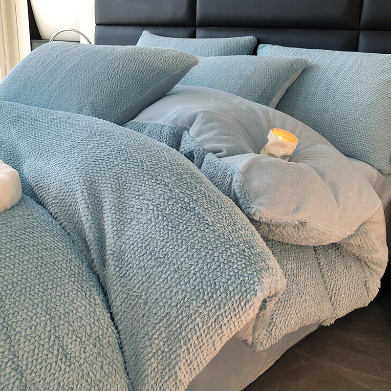 Комплект постельного белья Lee Childe "Корейский стиль", молочный бархат, 220 г