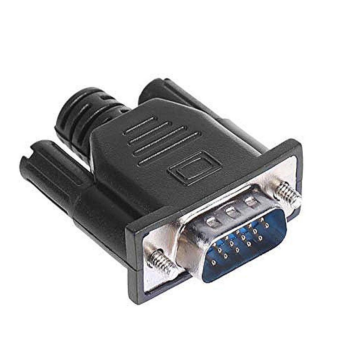 Адаптер переходник эмулятор монитора VGA EDID, быстрозажимной, черный