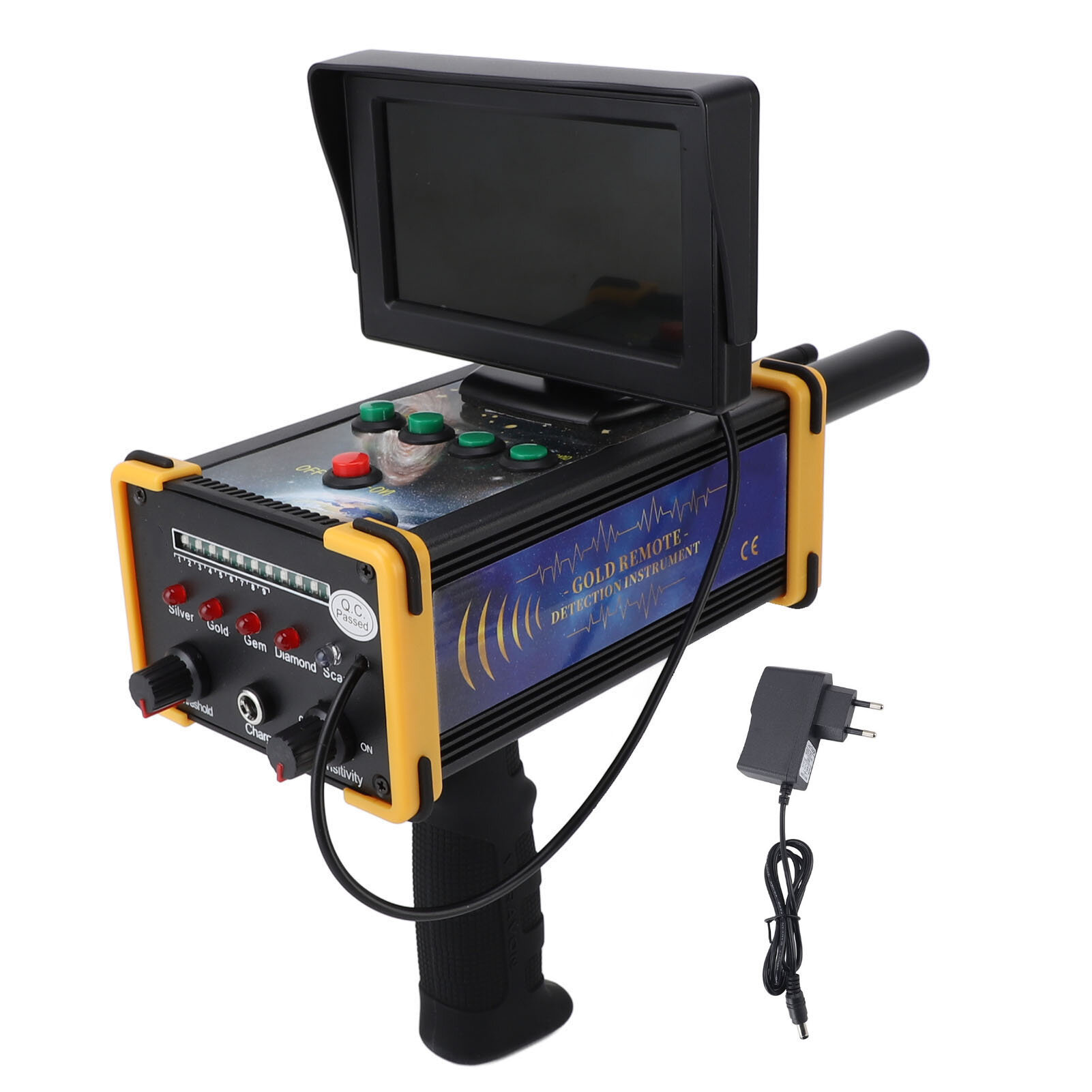 Чувствительный металлоискатель GRM5 для обнаружения золота и серебра, частота 400 470 МГц
