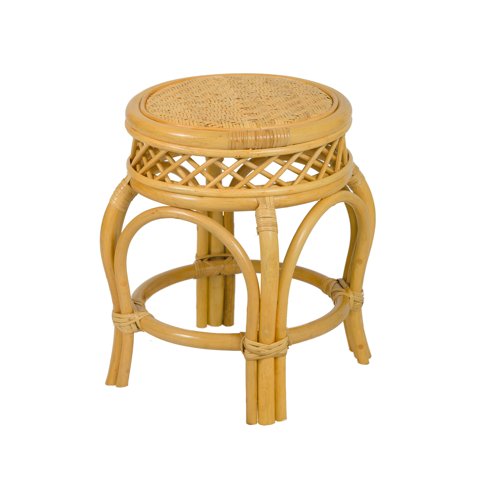 Табурет из натурального ротанга 12/16 мед