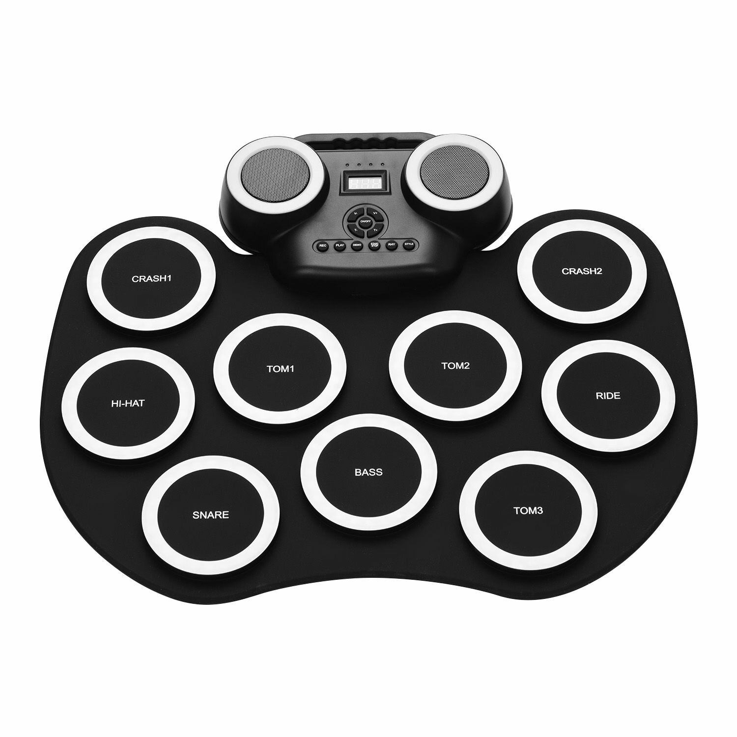 Ammoon Portable Roll-Up Electronic Drum Pad Силиконовый цифровой барабан со,