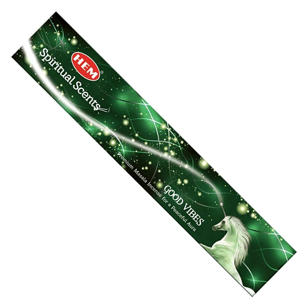 GOOD VIBES Premium Masala Incense, Hem (хорошие вибрации премиум масала благовония палочки, Хем), уп. 15 г.