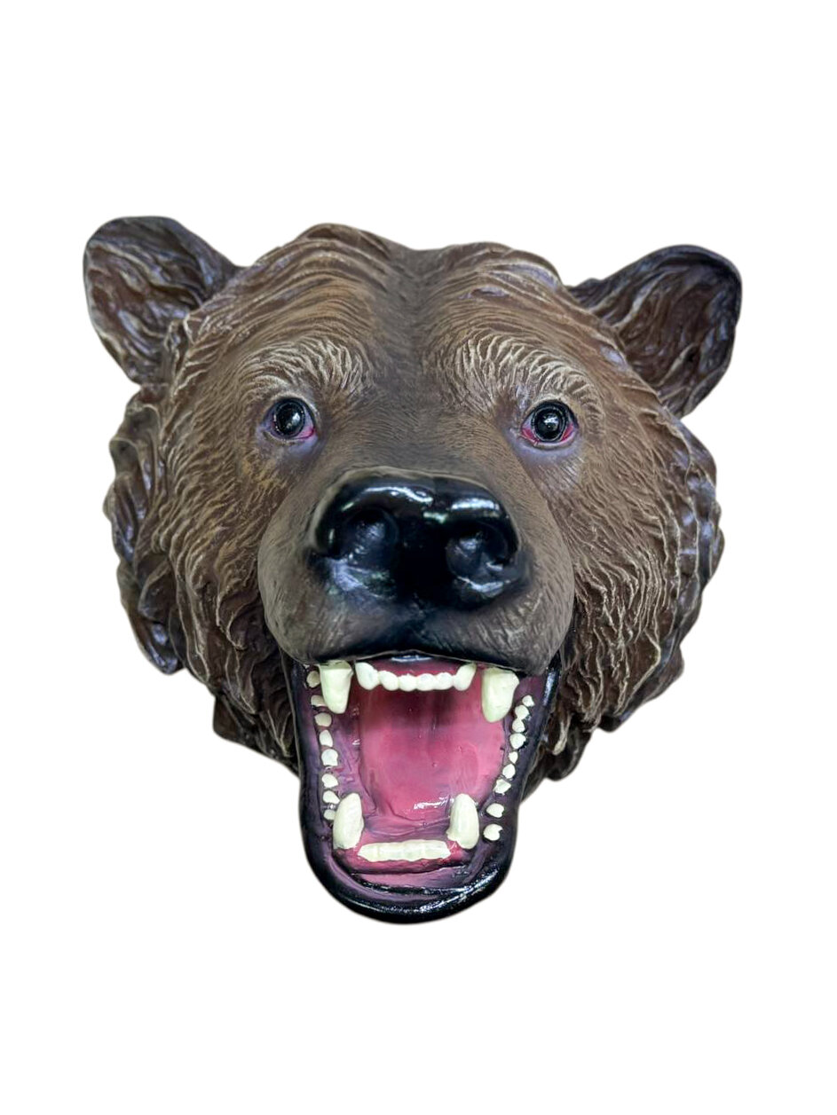 Фигура декоративная Голова медведя, 23*24*23см KSMR-626995/F510