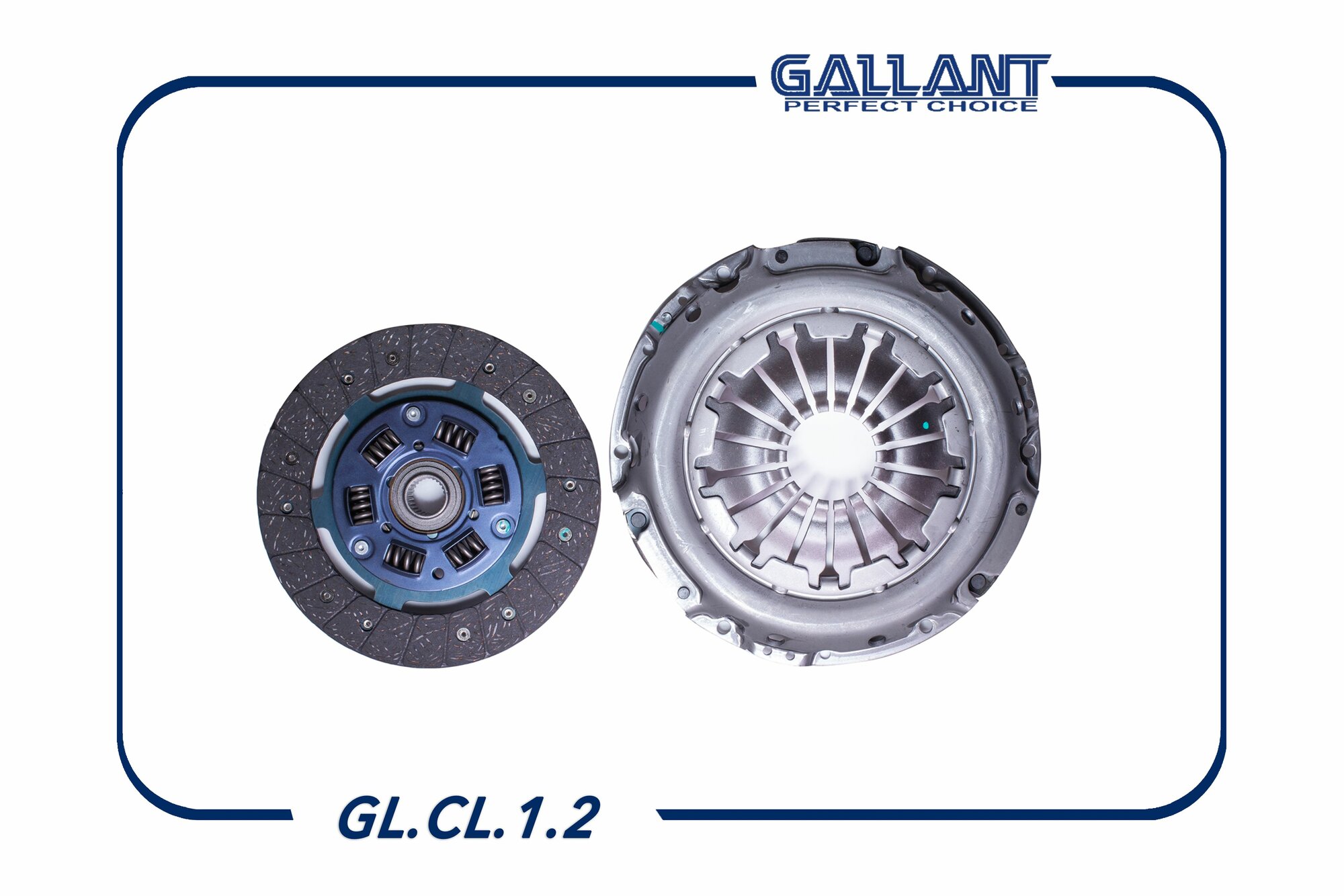Корзина и диск сцепления в сборе для ВАЗ Лада Ларгус арт GLCL12 Gallant