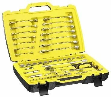 Набор ключей и насадок Stanley Fatmax 1/2 и 1/4 дюйма 49 предметов (FMMT828271)