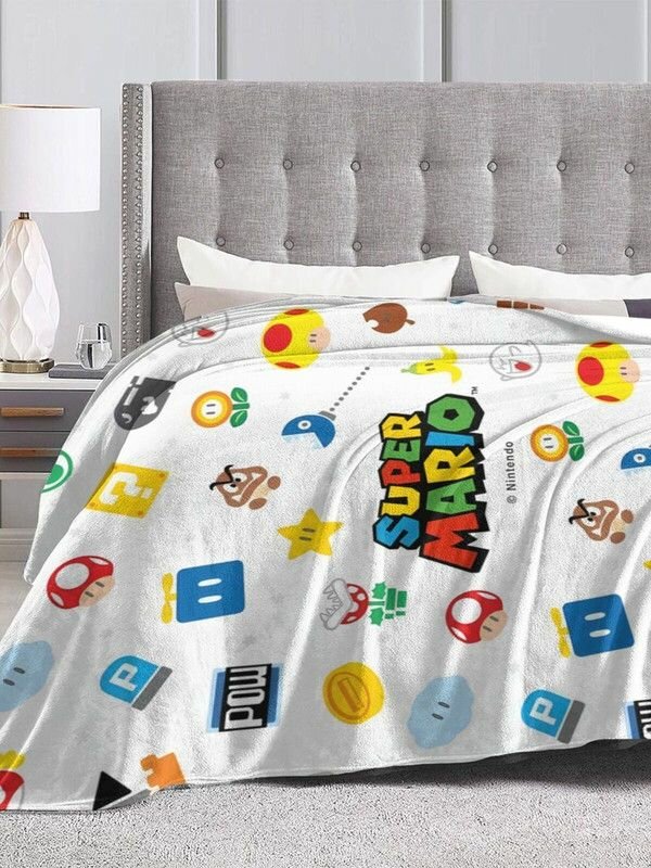 Пледы Супер Марио Плед Луиджи Luigi от Super Mario