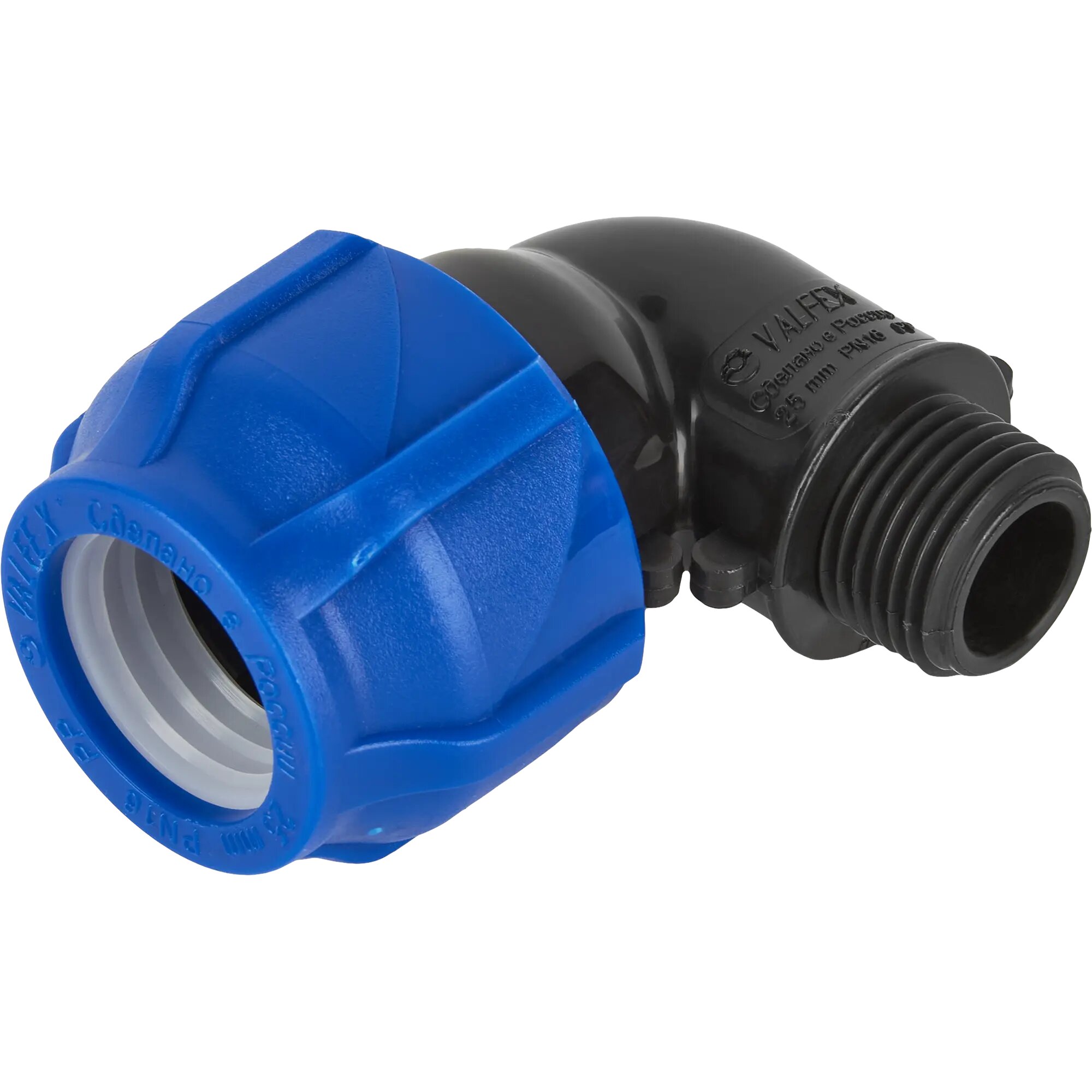 Valfex Отвод 90° 1/2 x 25 мм НР полипропилен для трубопроводов бытового водоснабжения