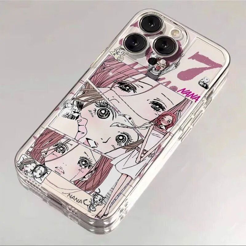 Чехол для iPhone 16 Nana, прозрачный, силикон