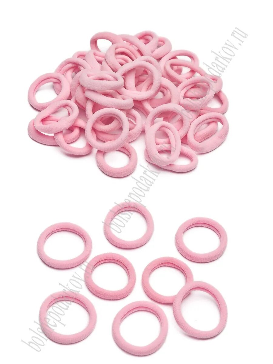 Резинки бесшовные для волос Premium 3 см (20 шт)