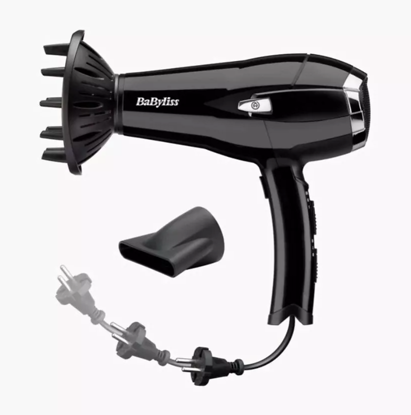 Фен BaByliss D374DE, черный