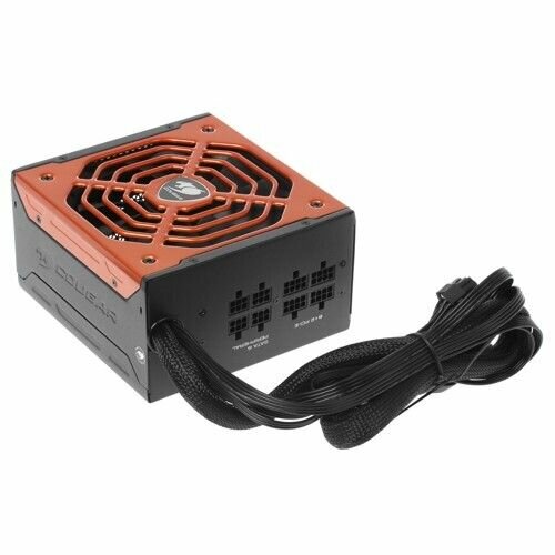 Блок питания Cougar BXM 600 600W (31BX060002P01) черный; оранжевый - 600 Вт, 80+ Bronze, ATX 20+4 пин, 4 pin + 4 pin CPU, 6 SATA, 2 x 6 pin PCI-E