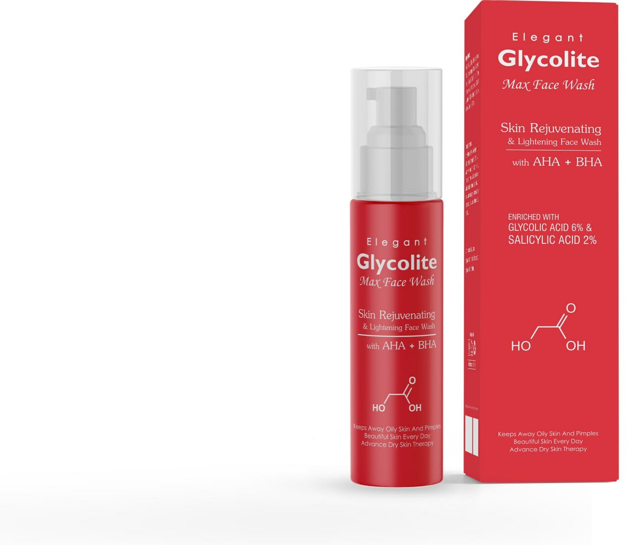 Пенка Elegant Cosmed Гликолайт, с AHA/BHA кислотами, для всех типов кожи, 200мл