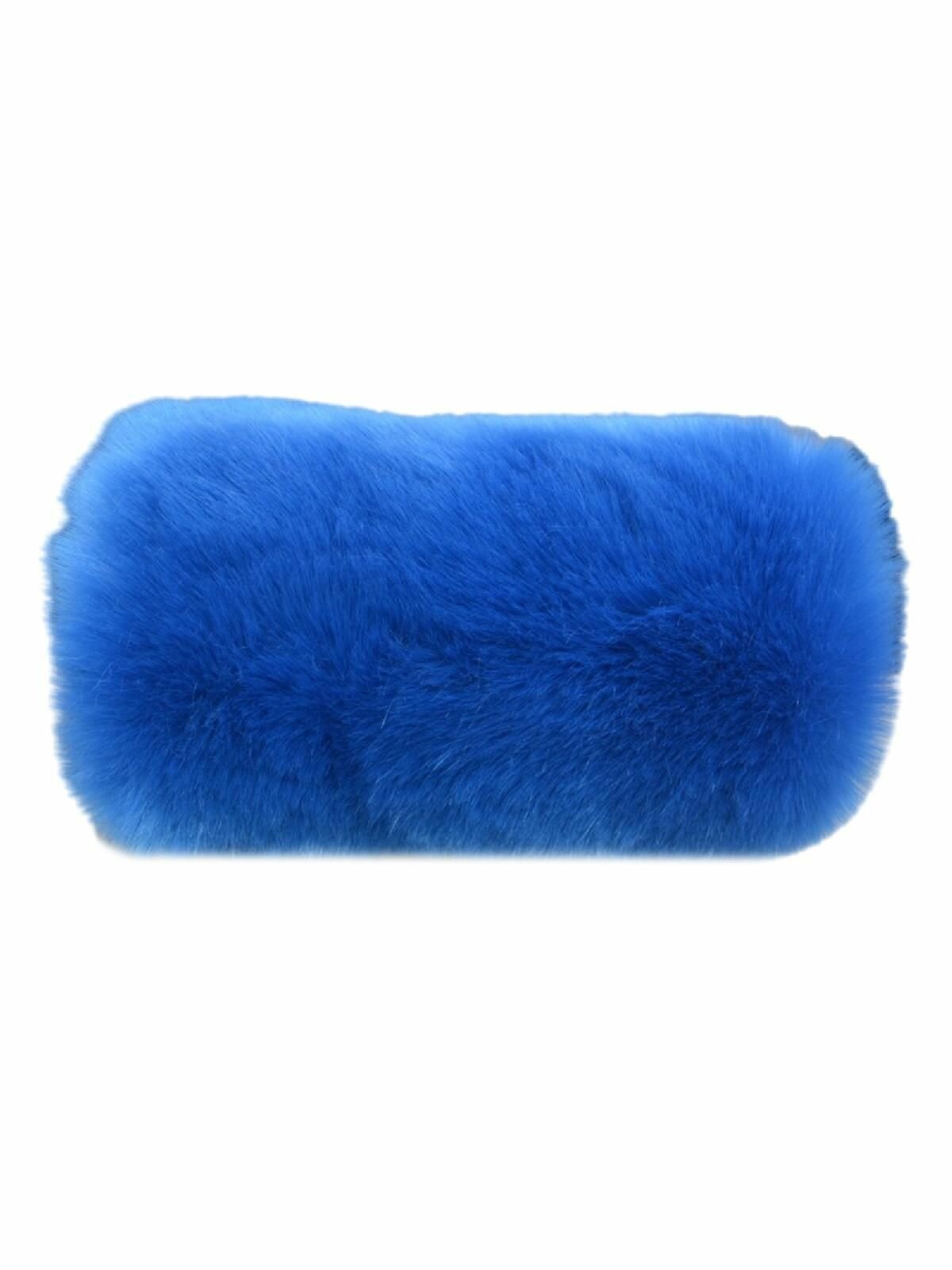 Муфта для рук из искусственного меха, зимние теплые плюшевые муфты для взрослых, Элегантные муфты для рук, создающие уютное зимнее тепло для рук, Синий