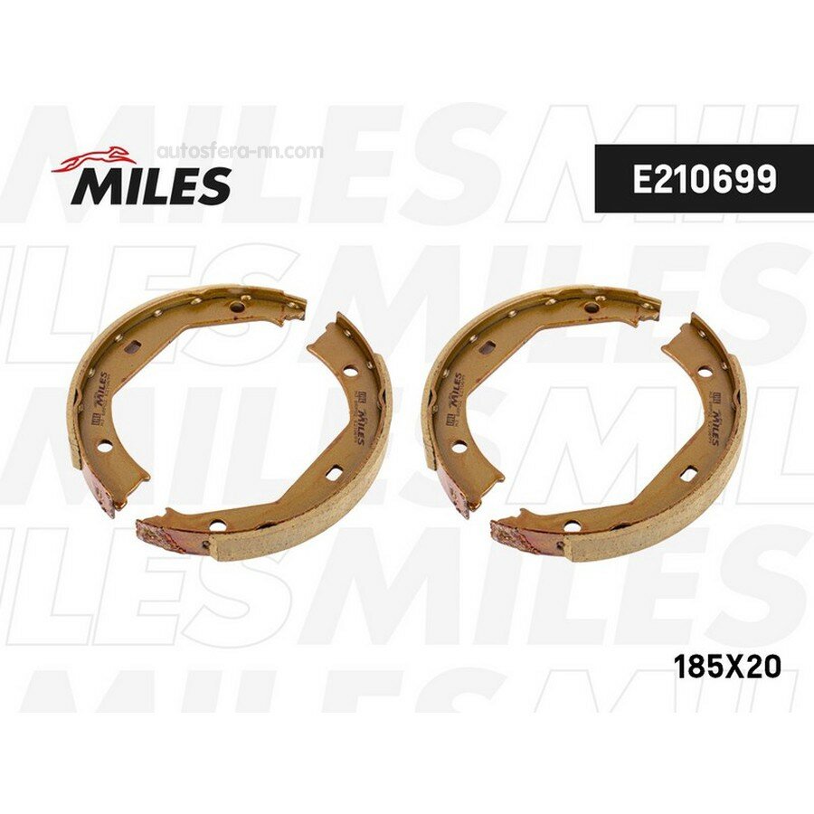 MILES E210699 Колодки ст. тормоза BMW E81/E87/E46/E90/E39/E84 00-
