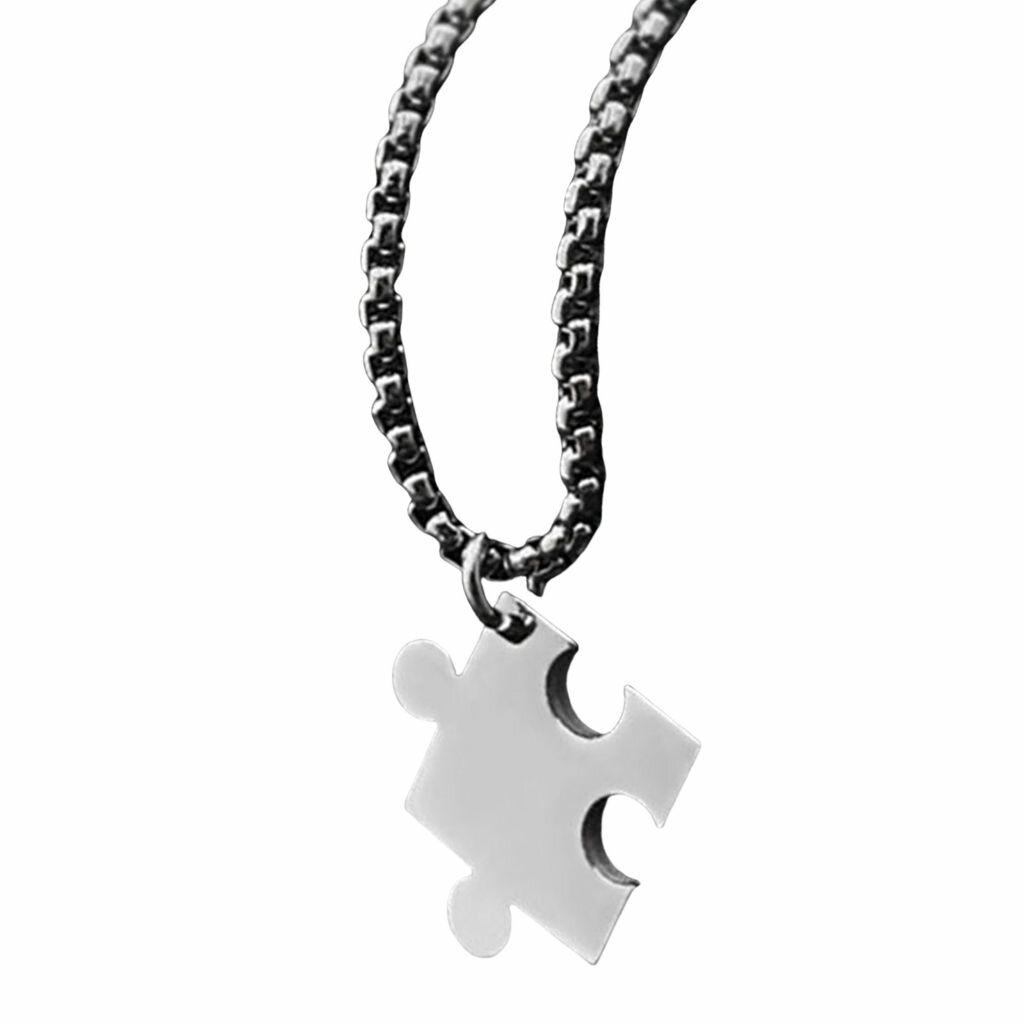 Сердце головоломка ожерелье-кусочки головоломки