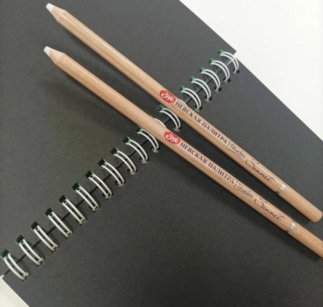 Ластик-карандаш 2шт для чернографитных карандашей ЗХК