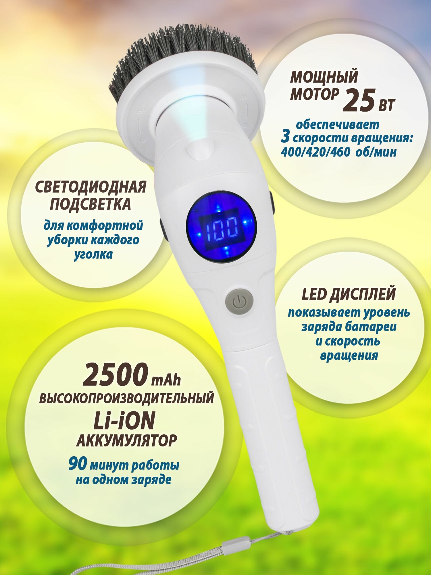 Щетка ручная, 1 шт