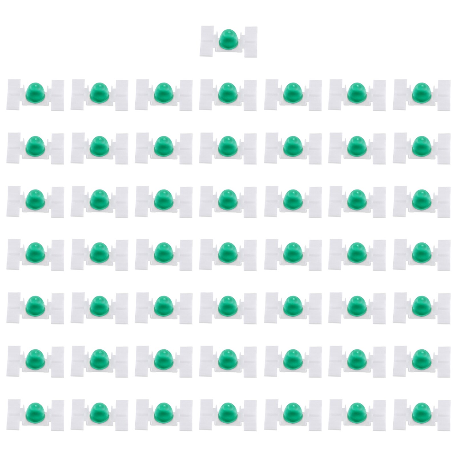 50 шт. Закрепители белой пластиковой автомобильной дверей для формирования зажимов зажигания для BMW 3-серии E36 E46