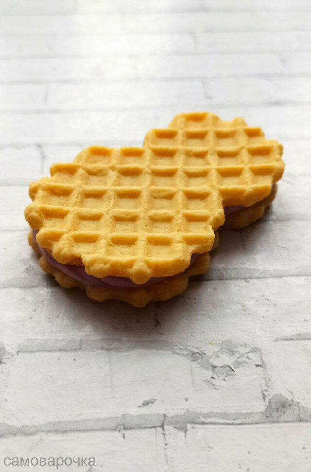 Восьмерка вафелька cиликоновая форма для шоколада, гипса 2D