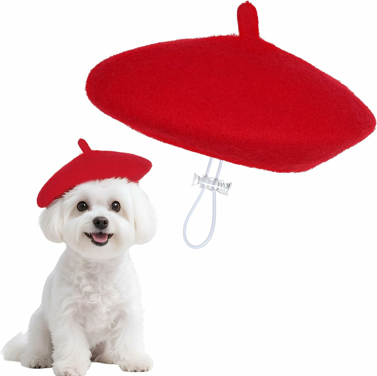 1pcs собака Beret Funny Artist Dog Hat для маленьких собак кошка Хэллоуин