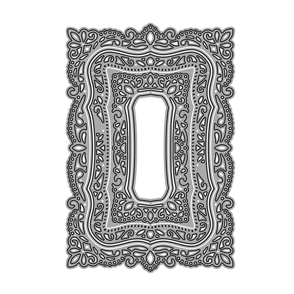 Трафарет для вырезания металлических рамок для фотографий с кружевом, для скрапбукинга, альбомов, бумажных открыток, шаблоны для тиснения, декоративные элементы для рукоделия