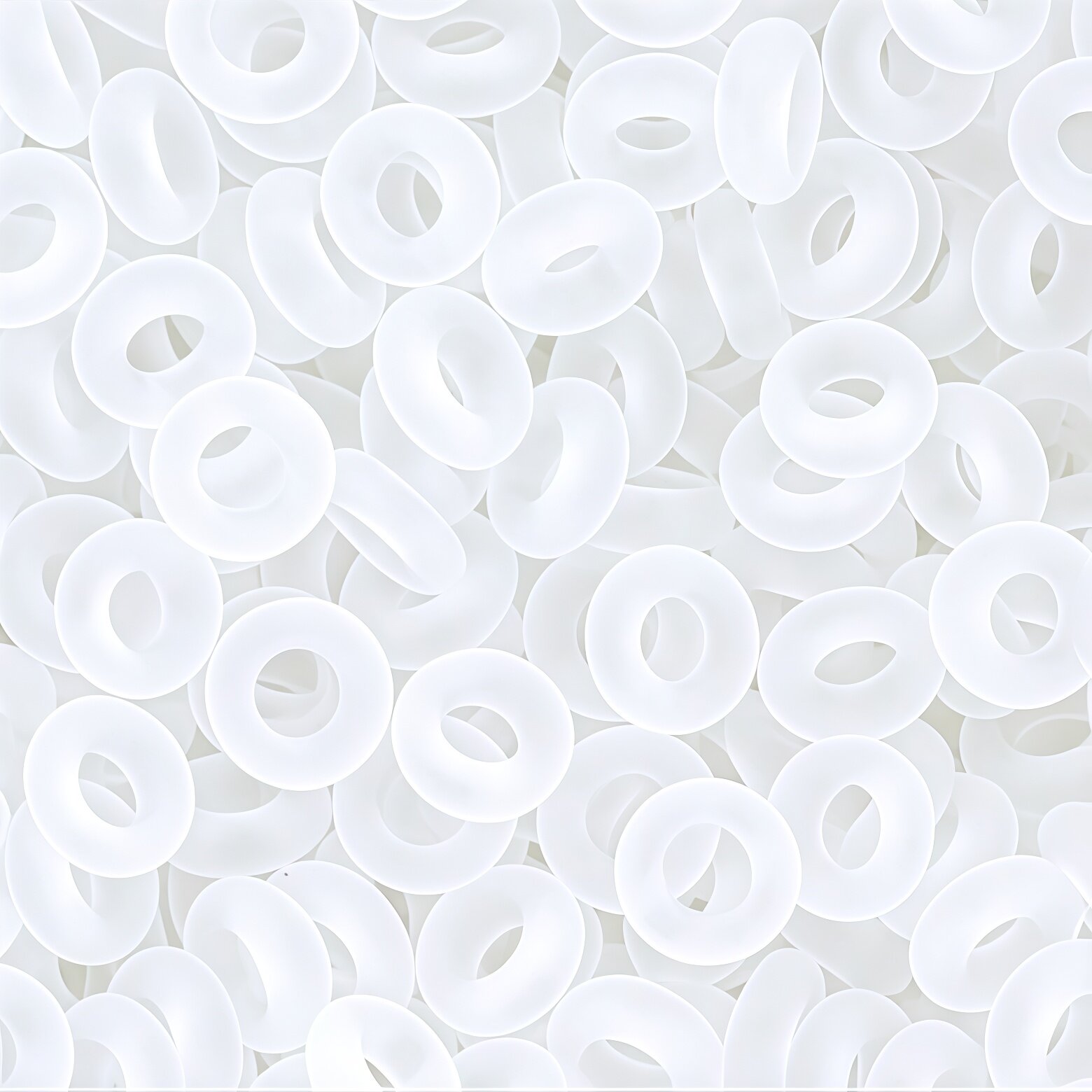 Бисер TOHO Demi Round, размер 8/0, цвет #1F (Прозрачный матовый, хрусталь), 10 грамм