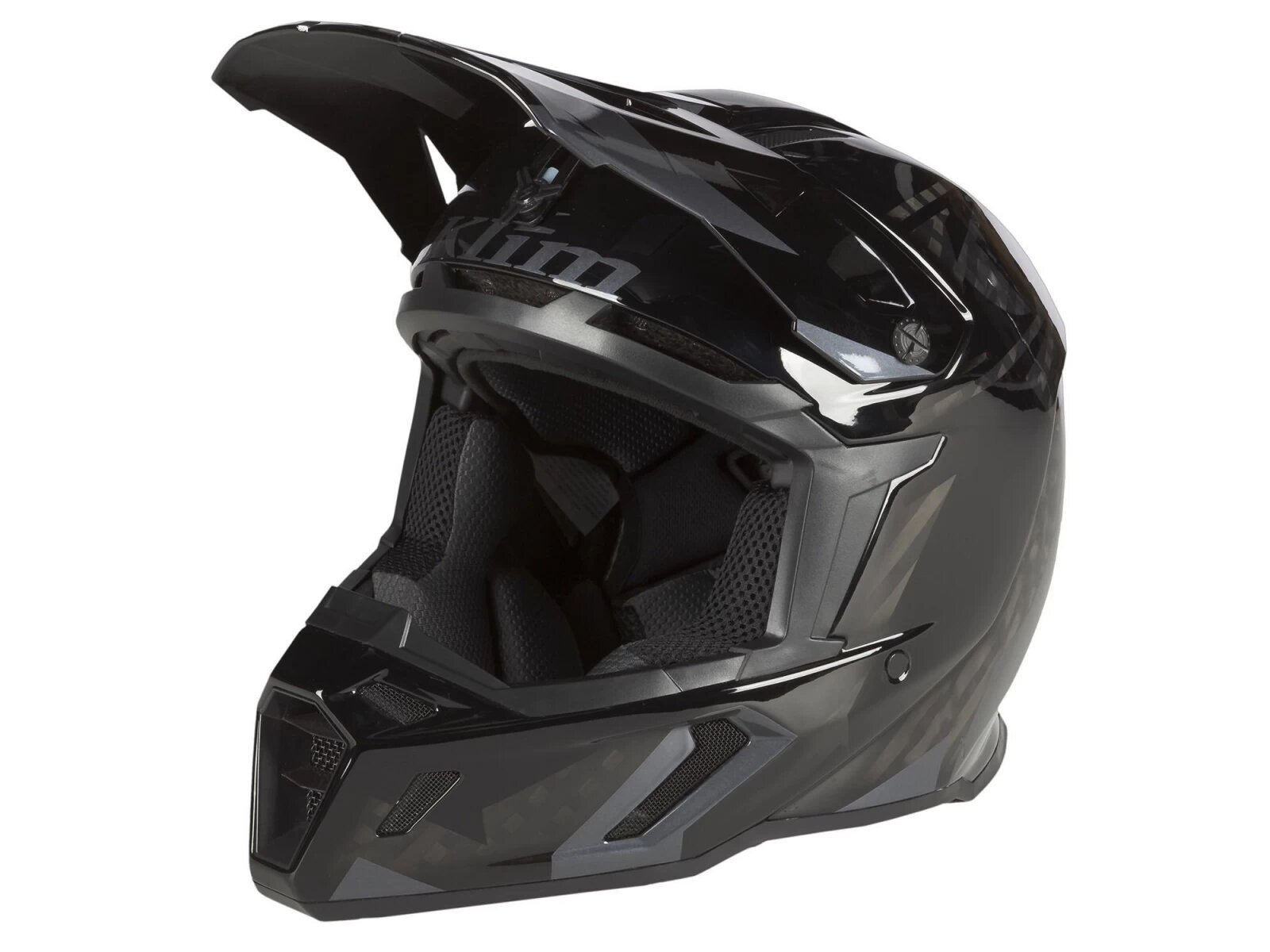 Мотошлем KLIM F5 Helmet ECE Amp Black/Asphalt, черно-серый, 2XL