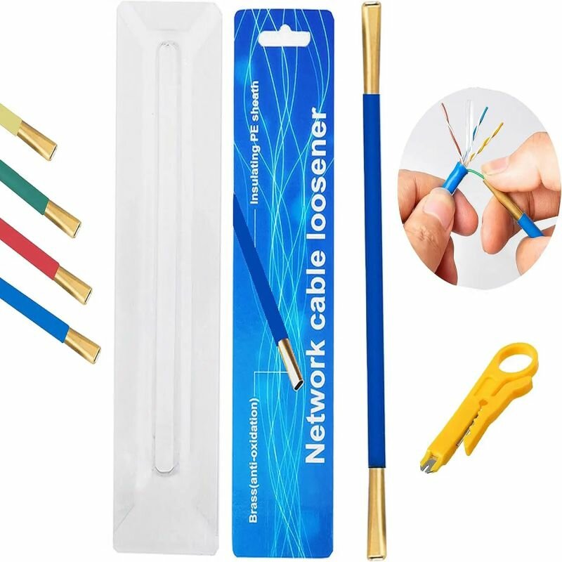 Инженерные инструменты для ослабления сетевого кабеля. Разделитель витых жил для линий CAT5/CAT6/CAT7 и телефонных линий.