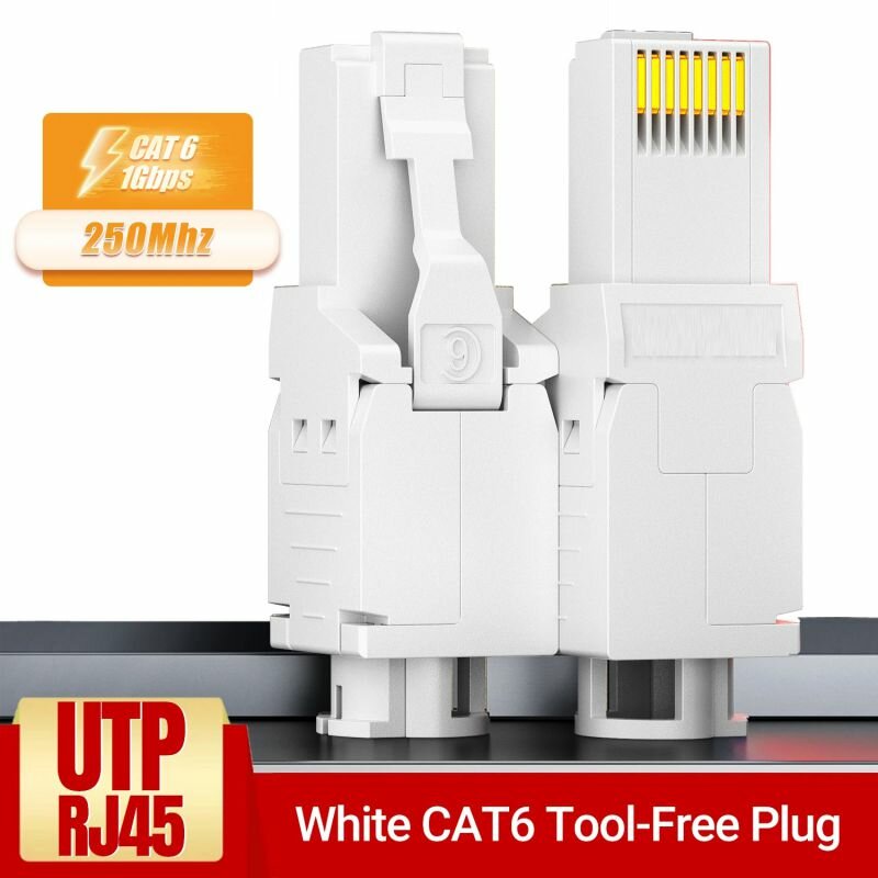 Разъемы RJ45, модульный разъем Cat6, Cat6A, UTP, сетевой разъем, безинструментальный разъем, Ethernet-разъемы, кабель, интернет-инструменты бесплатно