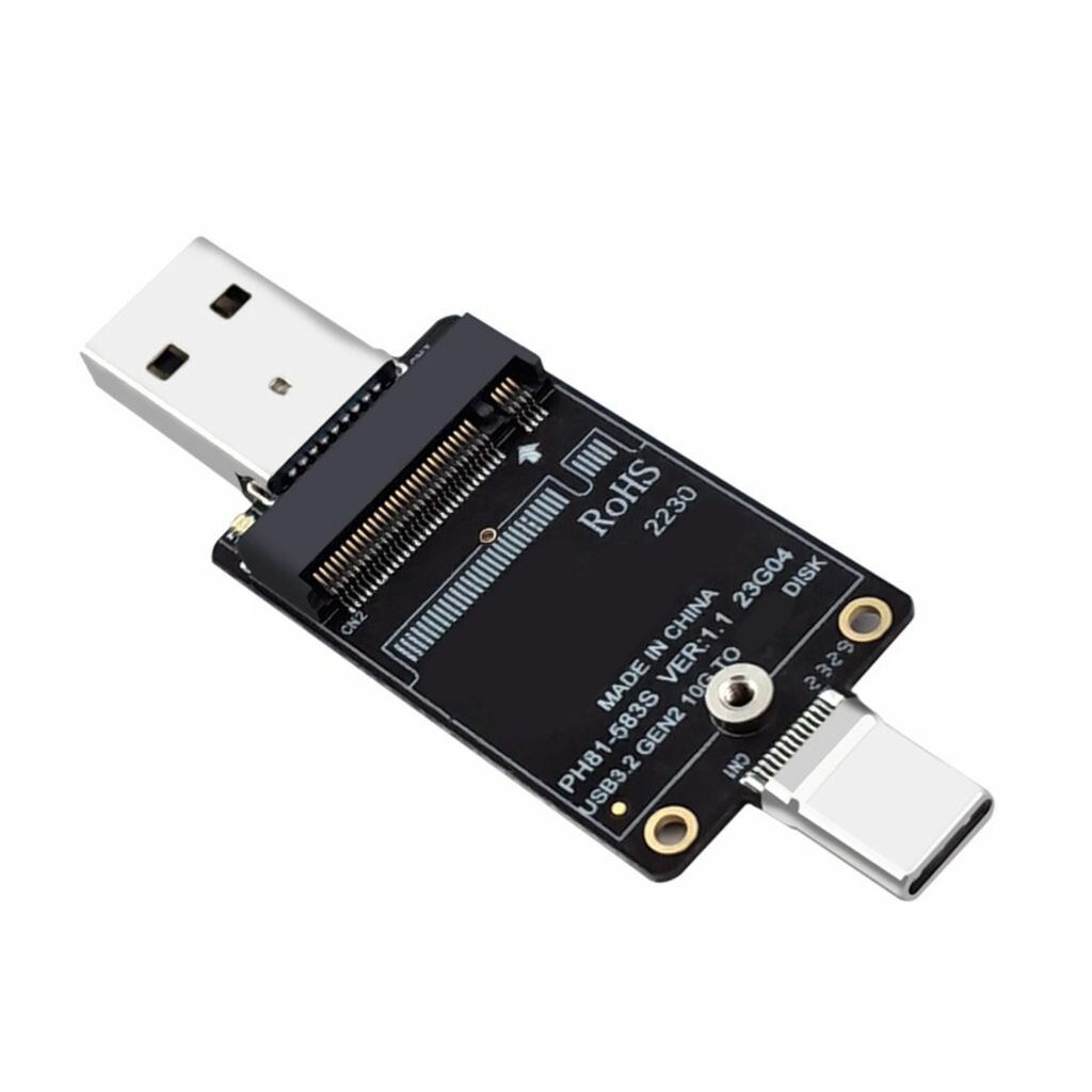 Адаптер для M.2 к USB A Type C SSD корпус NVME плата