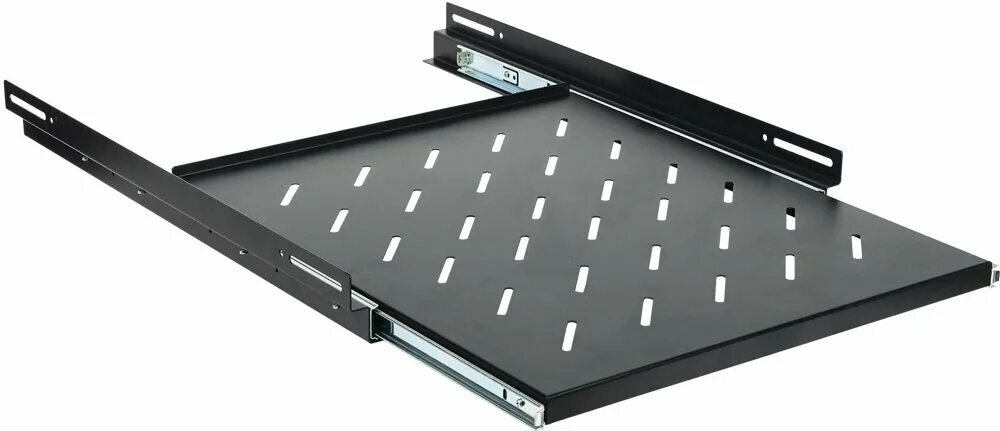 Полка выдвижная NTSS NTSS-MSKB-FS-800-BL 1U нагр:20кг. 19 500мм черный
