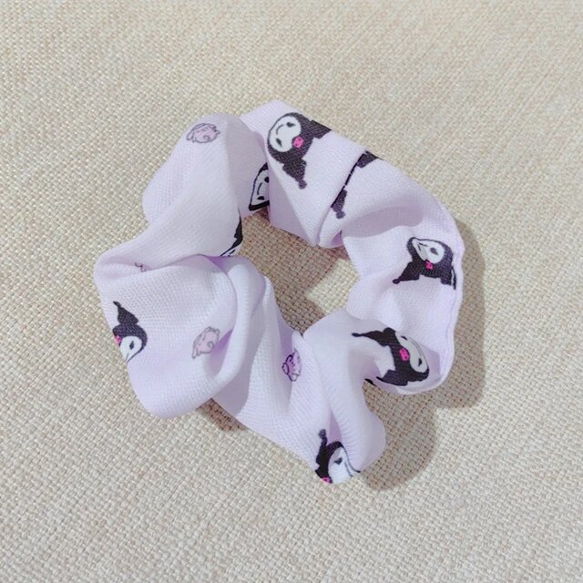 Sanrio, Hello Kitty кольцо для волос с большим кишечником Kawaii Kuromi Cinnamoroll, эластичная резинка для волос, украшение для конского хвоста