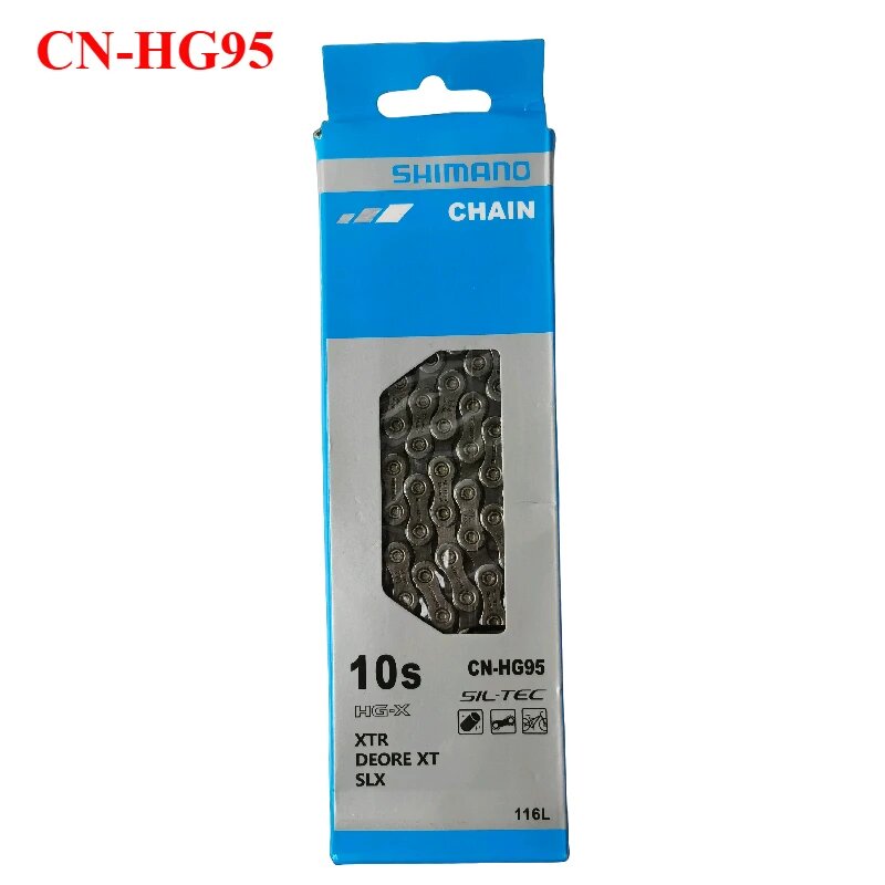 Цепи Shimano для велосипедов 8-11 скоростей 10Speed HG95