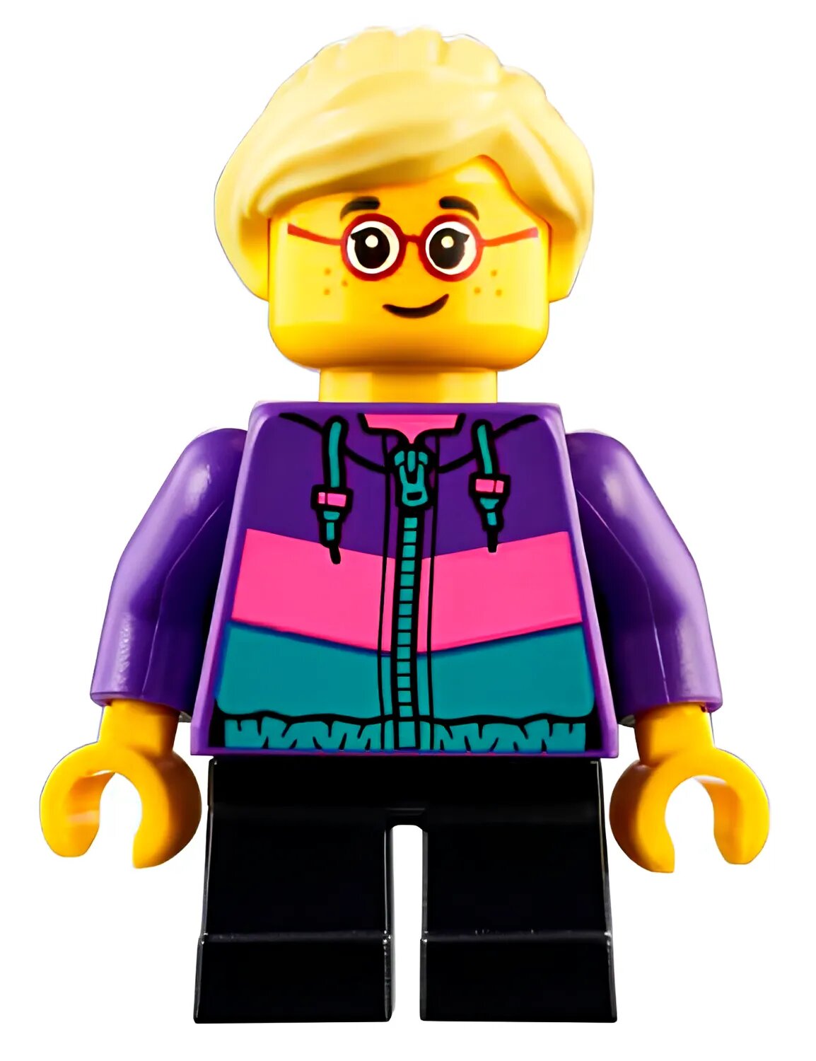 Минифигурка Lego Child - Girl, Dark Purple Jacket cty0908 U
