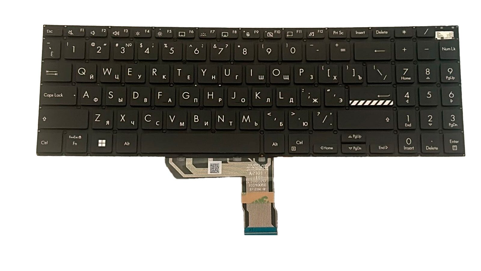 Клавиатура Premium (9Z. NJXBQ.001) с подсветкой тип 2 для Asus VivoBook Pro 15 M3500, X3500, K6500, M6500, K3500, X7600