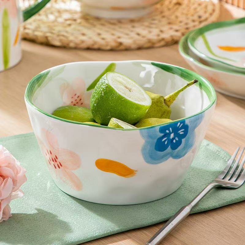 Креативная миска для цветочного супа, цельная, домашняя салатница