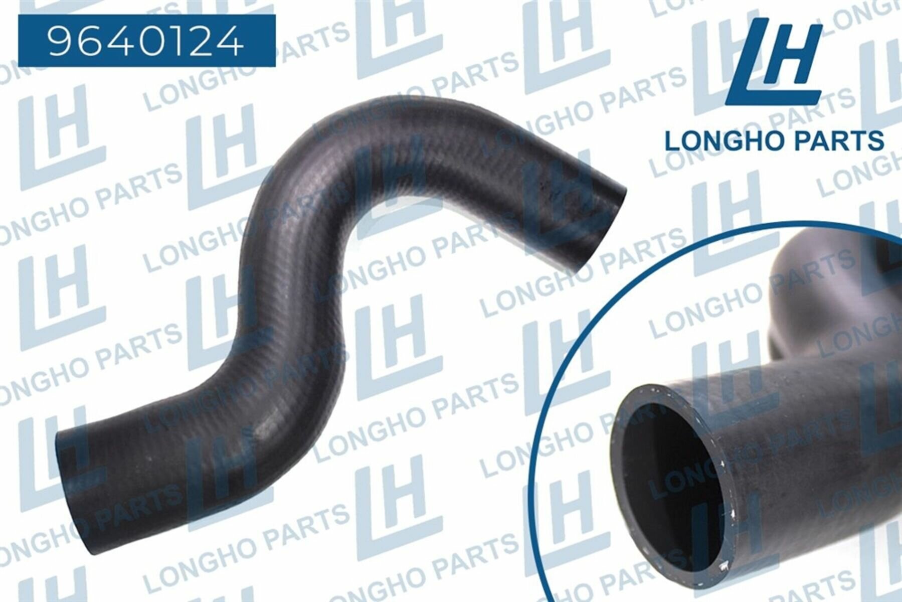 Патрубок Радиатора Верхний\ Daewoo Nexia 1.5 Sohc 96180322(Longho 9640124)