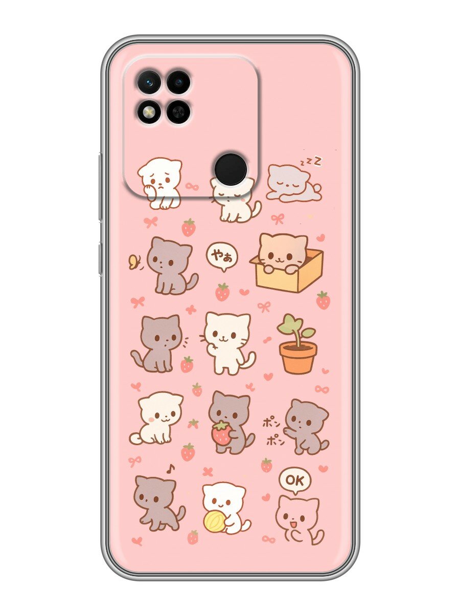 Чехол для Xiaomi Redmi 10A с принтом для девочек (Сяоми Редми 10А)