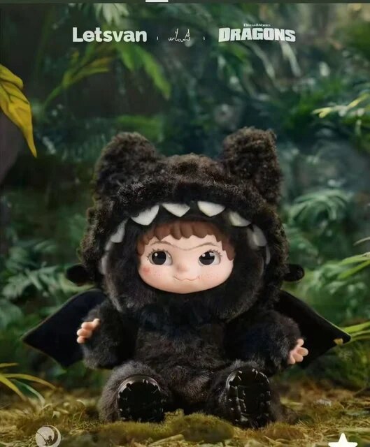 Совершенно новая оригинальная подвесная открытка Wakuku Ton Ton фиолетовая граффити-модель, милая кукла-кролик Wakuku Angel аниме-кукла подарочная игрушка