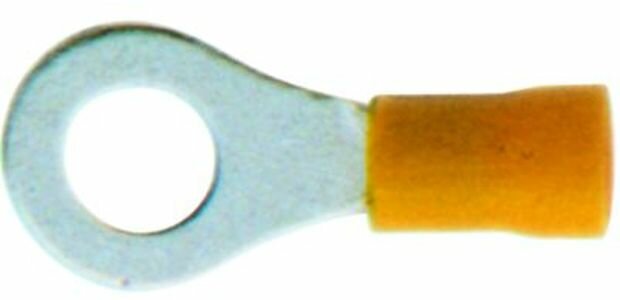 RV5-5 клемма кольцевая изолированная 4.0 - 6.0 мм. кв, d 5.3 мм. KST. упаковка 100 шт