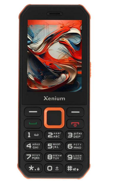 Мобильный телефон Philips Xenium X300, дисплей 2.8", 3000 мAч, Orange + Black