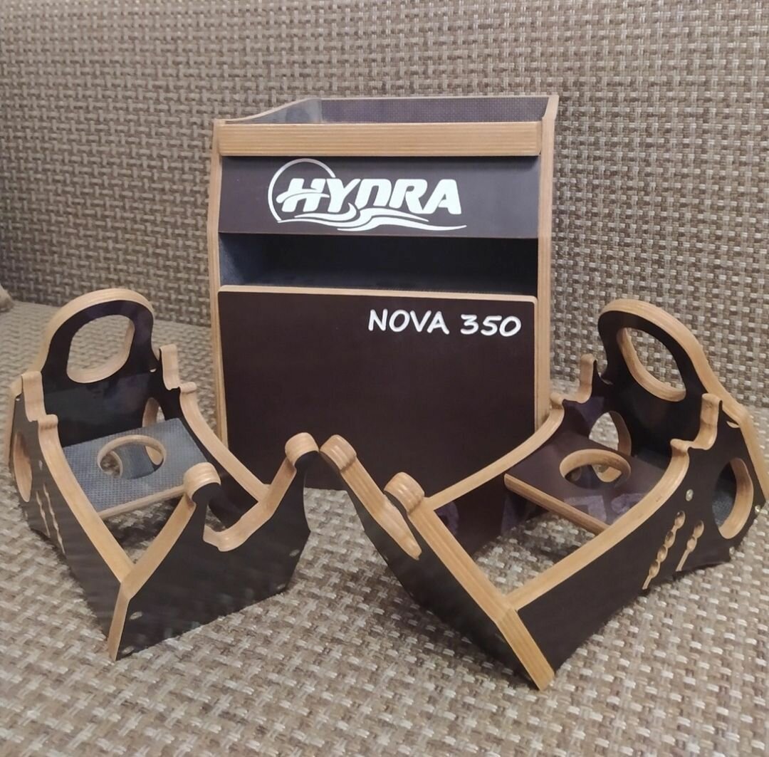 Спиннингодержатель для тролинга на 2 спиннинга в лодку пвх. 2 штуки.