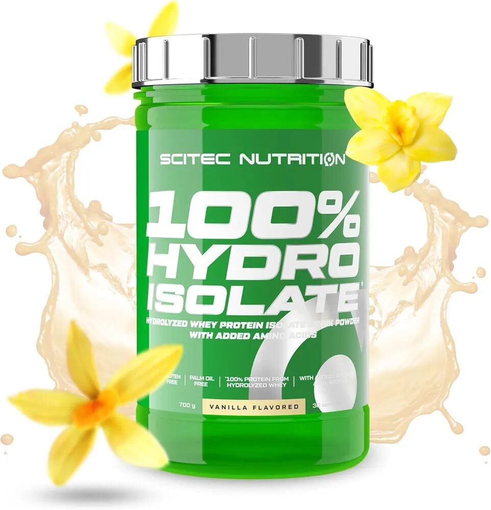 Гидролизованный сывороточный протеин Scitec Nutrition 100% Hydro Isolate 700g (vanilla)